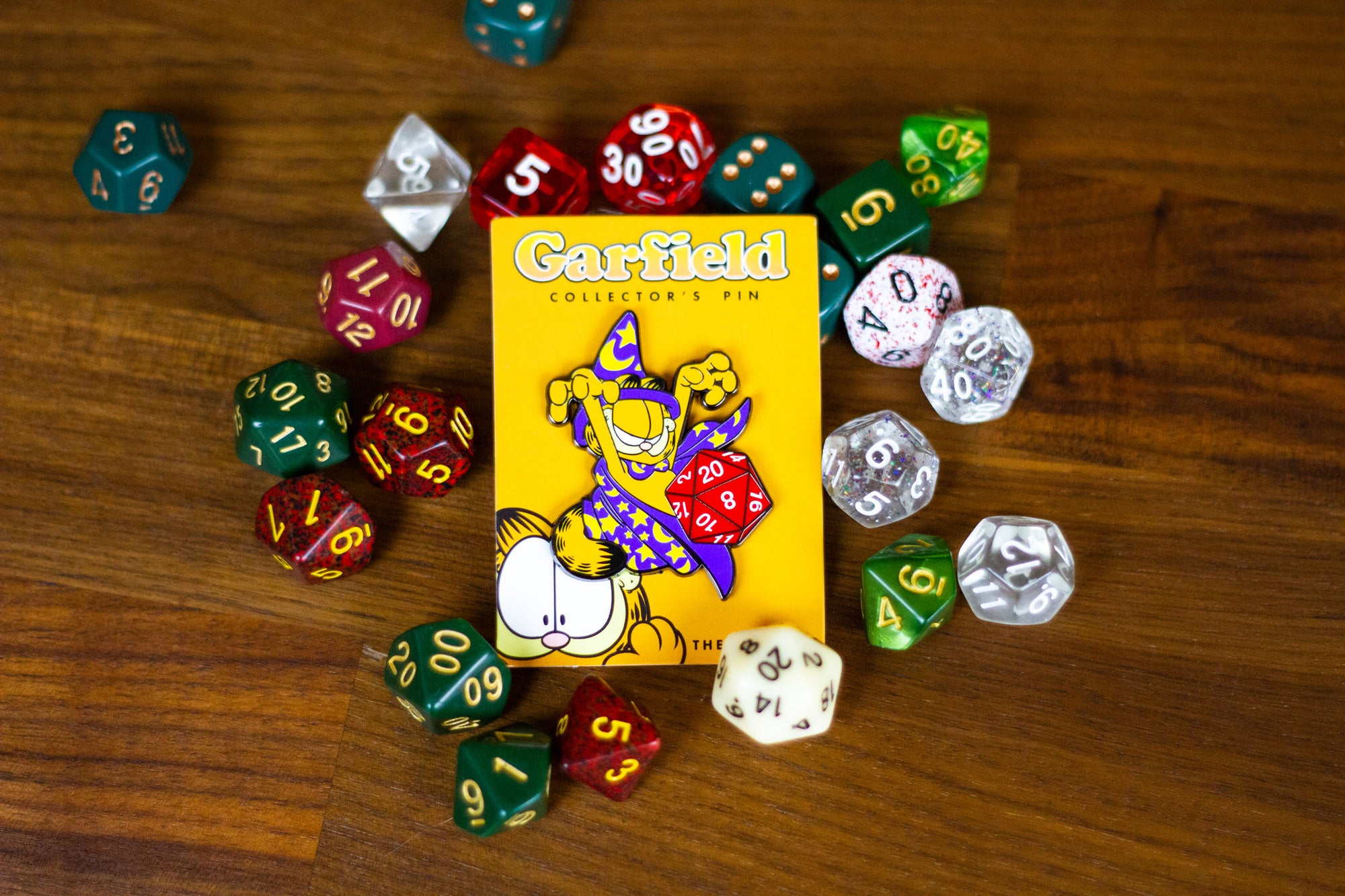 Garfield Gaming Wizard Pin – Toonhound Studios