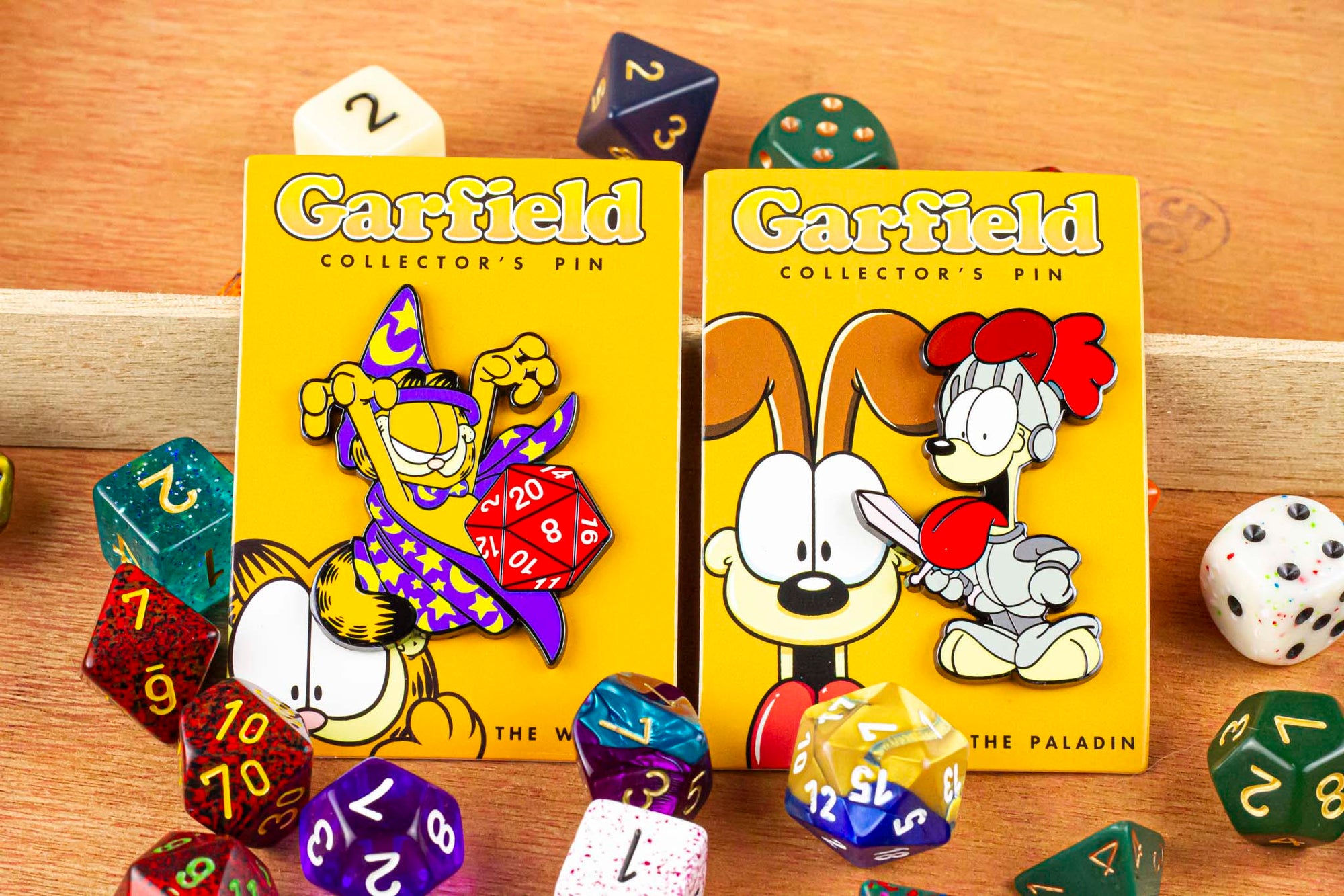 Garfield Gaming Wizard Pin – Toonhound Studios