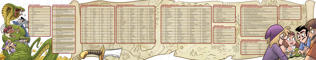Table Titans Game Master Screen – Toonhound Studios