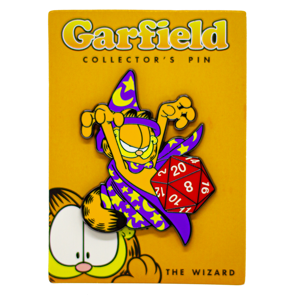 Garfield Gaming Wizard Pin – Toonhound Studios